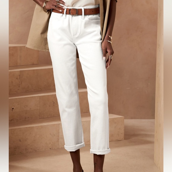 Banana Republic | Jeans | Nwt Banana Republic Girlfriend Jean In Pure ...